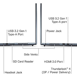 Dell Inspiron 16 7610, 16 inch 16:10 3K Non-Touch Laptop - Intel Core i7-11800H, 16GB DDR4 RAM, 512GB SSD, Intel UHD, Windows 10 Home - Mist Blue (Renewed)