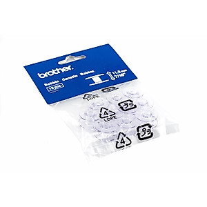 Brother XR9550 Computerized Sewing and Quilting Machine, LCD Display, and Embroidery Bobbins 10-Pack, Clear