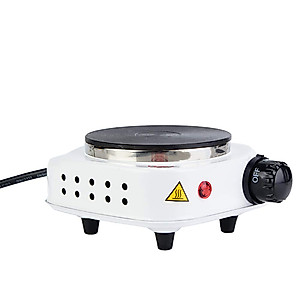 Portable Electric Mini Stove Hot Plate, High Temperature, Control, for Cooking Soup, Porridge, Hot Pot, Essential Home Appliance, 500W (US Plug 110V)