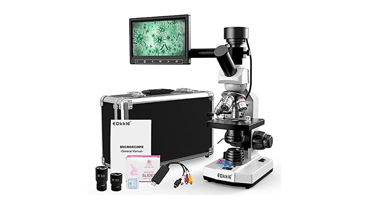 Advanced EDKKIE Microscope 40X-2500X Magnification