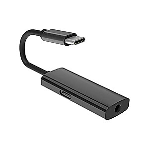 USB C to 3.5mm Headphone Jack Adapter with Fast Charge,ivoros Type-C Audio Earphone Aux Splitter,Work for iPad Pro/Air 4/mini6,Google Pixel 6/5/4/3/2 XL,Samsung Galaxy S21/S20/+/Ultra/Note 20/10/Plus