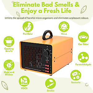 Upgraded Ozone Machine 50,000mg/h Powerful Ozone Generator Odor Removal for Industrial Commercial