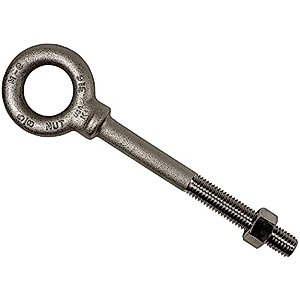 Ken Forging N2023-316SS-10 Shoulder Pattern Nut Eyebolts, 3/8-16" x 10"