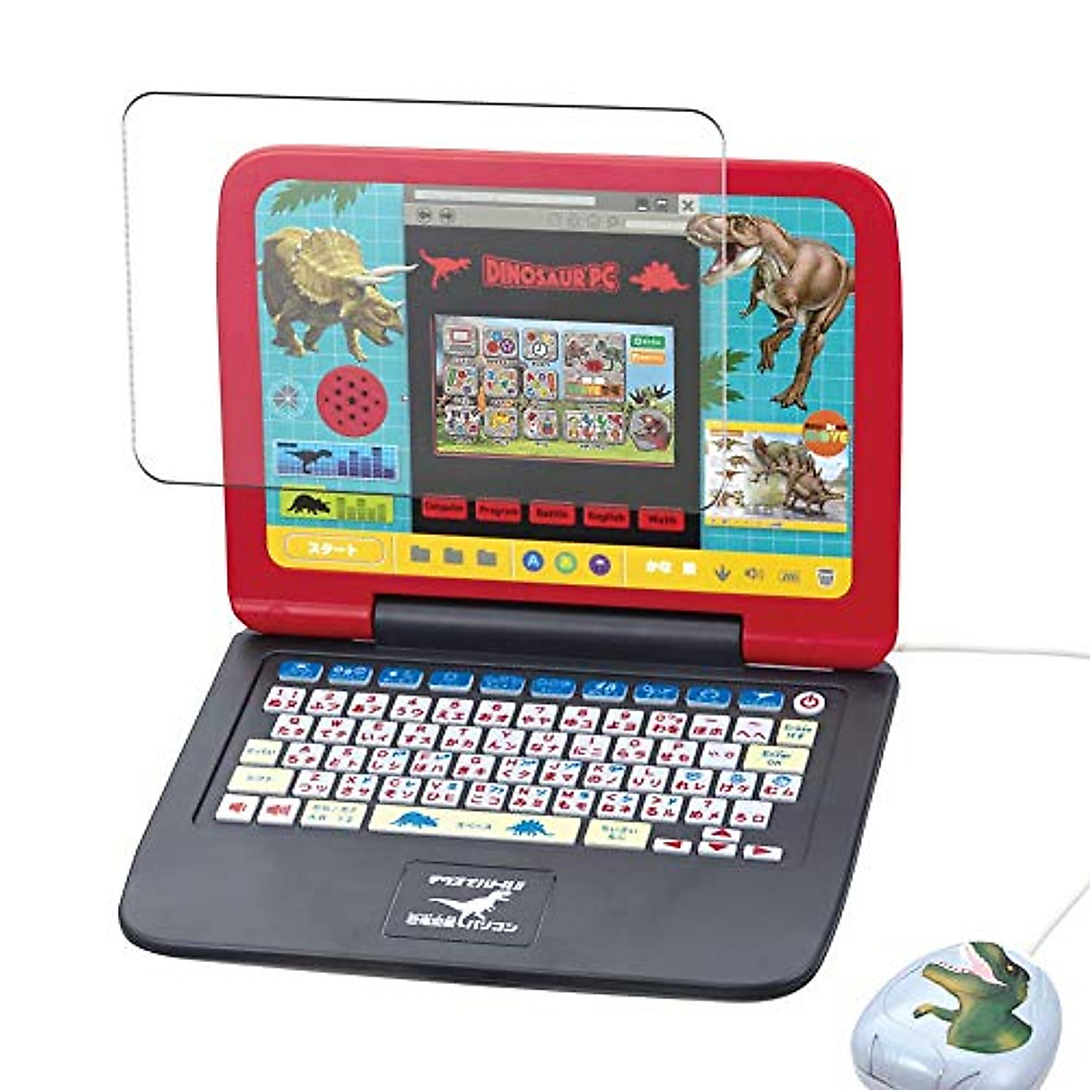 Vaxson 3-Pack Screen Protector, compatible with Battle with Sega Toys Mouse Dinosaur PC Picture Book, TPU Guard Film Protectors [ NOT Tempered Glass ]