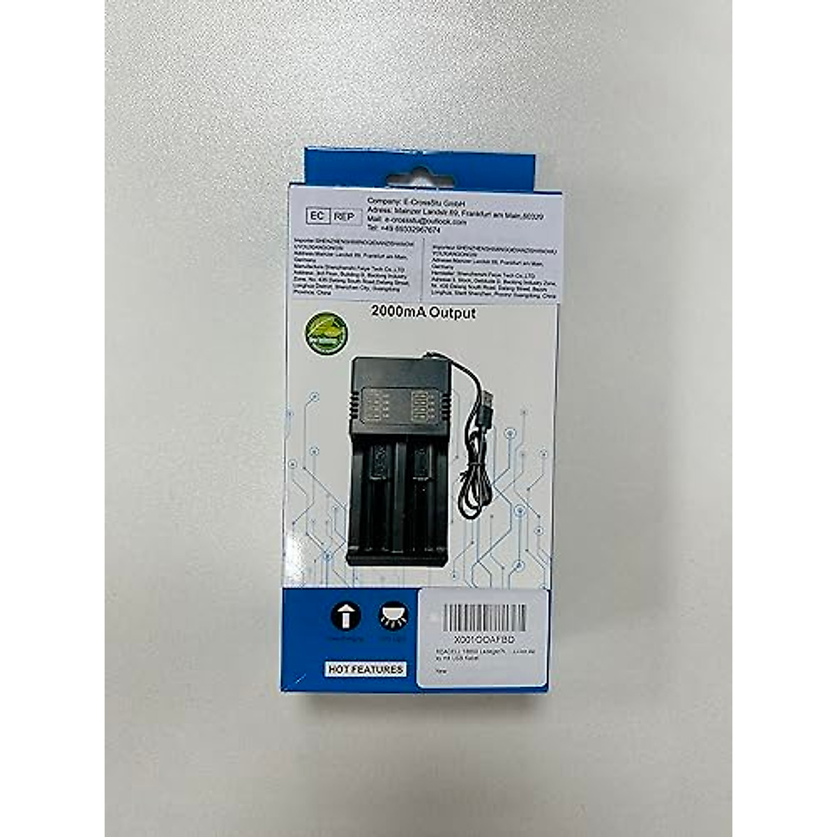 REACELL 18650 Lithium Battery Charger, Univerisal Lithium Charger for 3.7V 18350 26650 22650 21700 16340 14500 36650 Lithium Battery