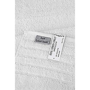 Towels Beyond - Luxury Towel Set for Bathroom, 100% Turkish Cotton, Quick Dry, Soft and Absorbent Bath Towels (30x56), Hand Towels, and Washcloths, Barnum Collection - 8-Piece Set (White)