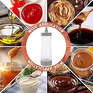 Hemoton Clear Squeeze Bottle 3pcs Squeeze Bottles Salad Child Small Tools Ketchup Bottles Squeeze