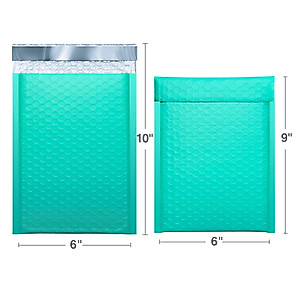 GSSUSA Bubble Mailers 6x10 Padded Envelopes 25 Pack Small Bubble Mailer Shipping Bag Bulk Pack Self Seal Bubble Envelope for Mailing, Packing Business Supplies, Teal 25-Pack