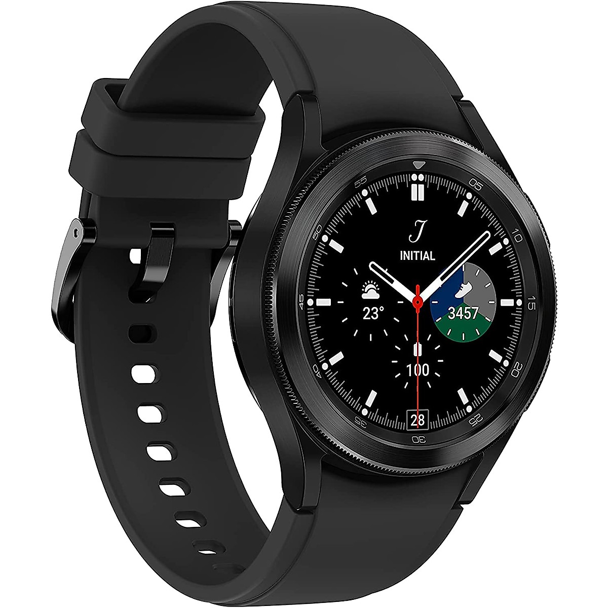 SAMSUNG Galaxy Watch 4 Classic 42mm Smartwatch with ECG Monitor Tracker for Health, Fitness, Running, Sleep Cycles, GPS Fall Detection, LTE, US Version, Black