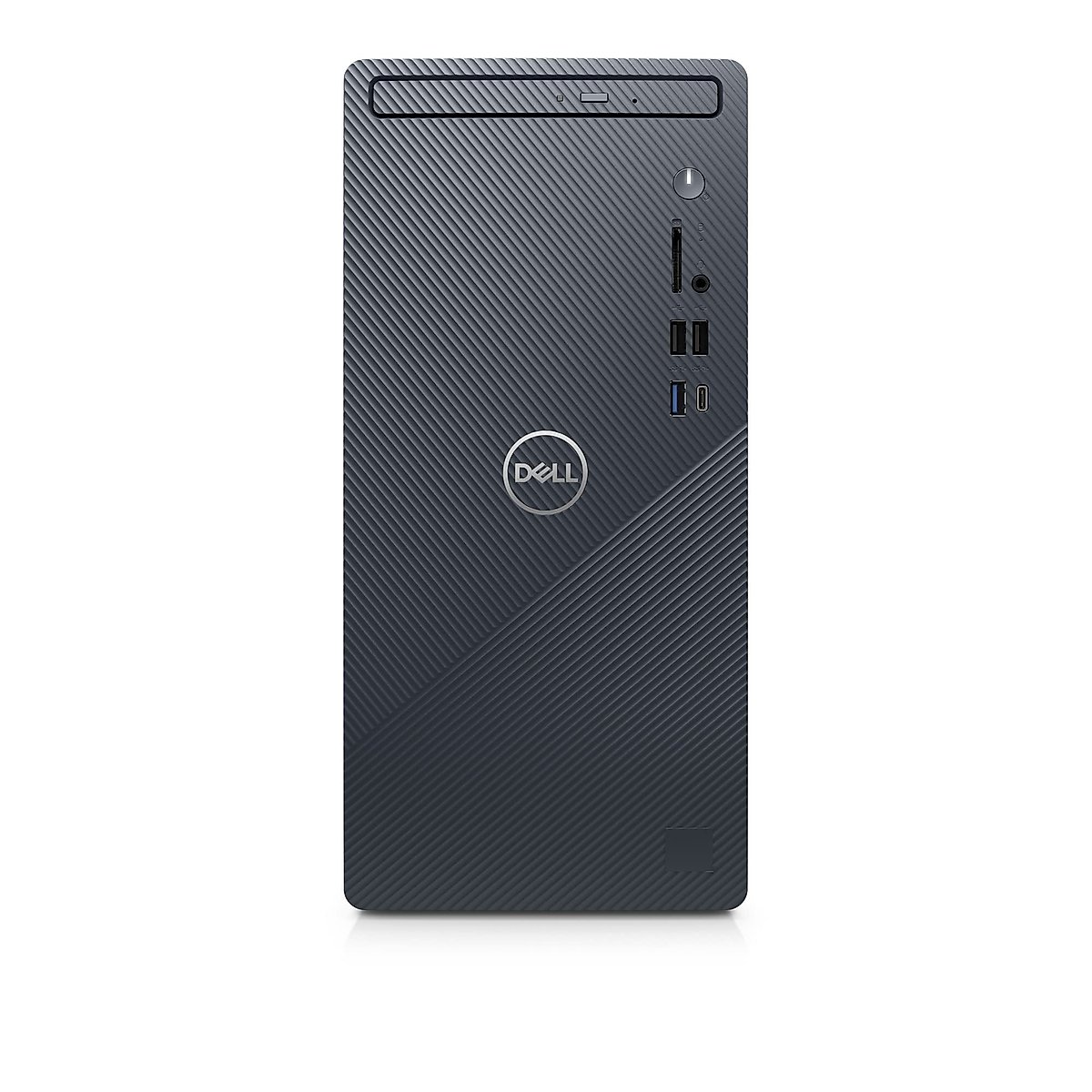 Dell Inspiron 3910 Desktop Computer Tower - 12th Gen Core i5-12400, 16GB DDR4 RAM, 256GB SSD + 1TB HDD, Intel UHD Graphics 730, WiFi 6, HDMI, Bluetooth, USB-C, Windows 11 Home - Blue (Renewed)