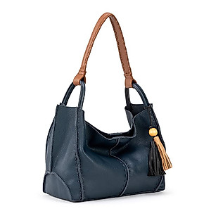 The Sak Los Feliz Medium Tote Bag in Leather, Unlined, Roomy Shoulder Purse