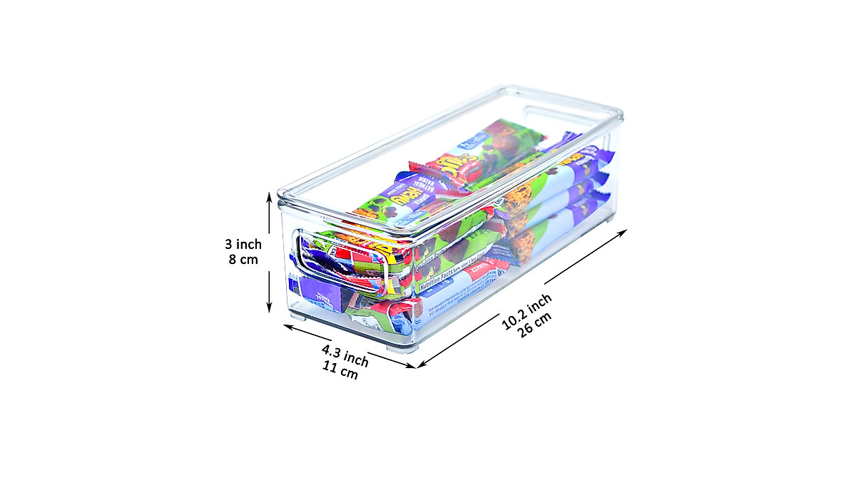 Youngever Stackable Plastic Storage Bins – Organize Today