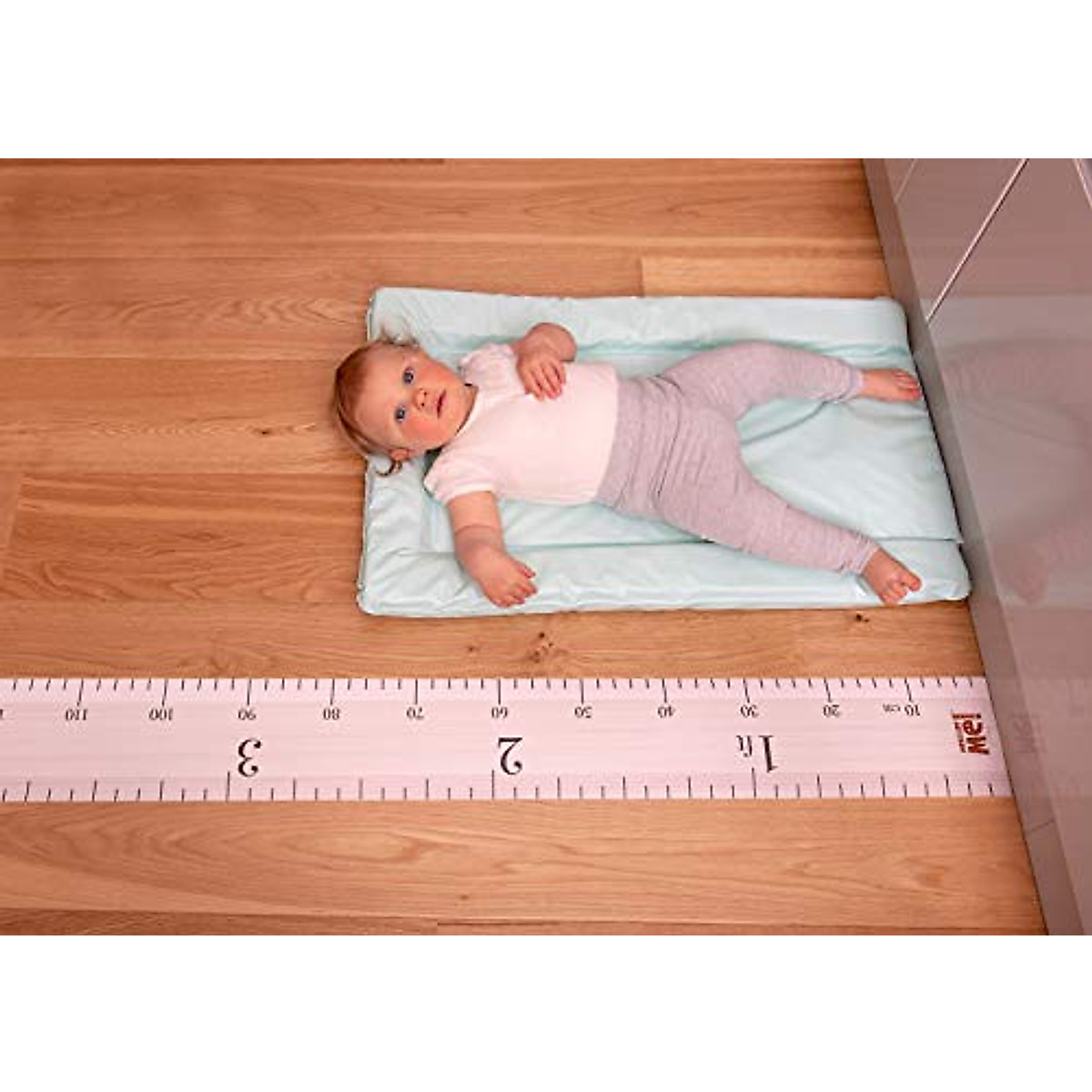 Measure Me! Baby Roll-up Growth Height Chart for Children Kids Room - Retro Ruler