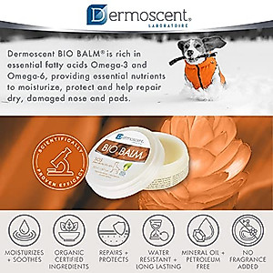 Dermoscent | Bio Balm | Natural, Organic, Healing Dog Paw Balm | Skin & Paw Soother For Dogs With Dry, Cracked, & Rough Paws | Veterinarian-Approved Paw Pad Moisturizer & Protector