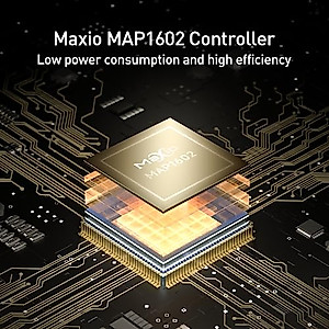 MOVE SPEED XB5000 1TB SSD for PS5 with Heatsink, PCIe 4.0 NVMe M.2 Internal Solid State Drive - Up to 5000MB/s, 3D NAND Storage Expansion Hard Drive Compatible with PS5, Desktops and Laptops