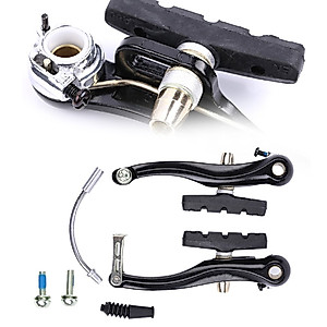 CYSKY Mountain Bike V-Brakes Set Replacement for Most Bicycle, Road Bike, MTB, Include 2 Pieces Aluminum Alloy V Brake Front Rear Pair