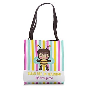 Queen Bee in Training Little Girl Bee Gift Future Queen Tote Bag