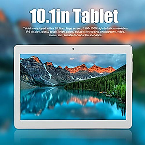 Qinlorgo Call Tablet 6GB RAM 128GB ROM 100-240V 1960x1080 IPS 10.1 Inch Tablet for Reading (US Plug) (RTLRecmzgp9io2-12)