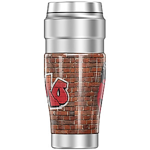 THERMOS Sesame Street Urban Elmo Graffiti STAINLESS KING Stainless Steel Travel Tumbler, Vacuum insulated & Double Wall, 16oz