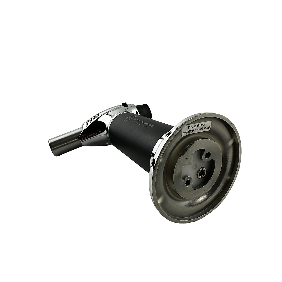 Space King Chrome Finish Wind-Proof Torch Lighter - Adjustable Flame - Child-Lock - Perfect for Camping, Kitchen, Backyard, Travel, Beach, BBQ, Mountain, Outdoors, Travel, Garage, and More. (Silver)