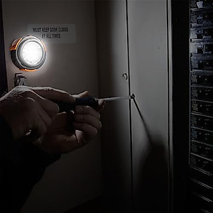 Klein Tools 55431 Tool Bag with Molded Bottom, Padded Shoulder Strap and Lighted Tool Storage with 31 Pockets