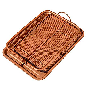Copper Crisper Tray - 2 Pc Set