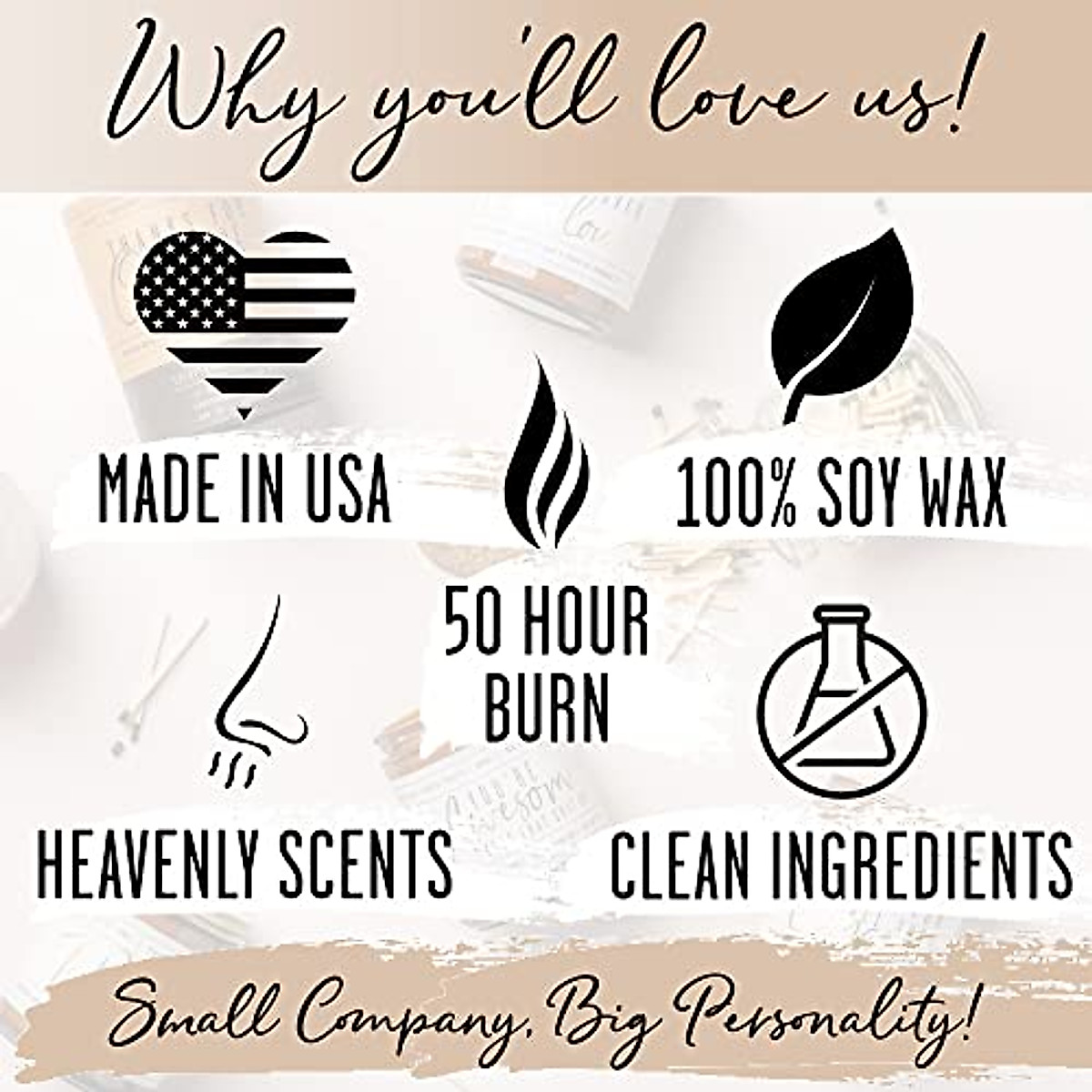 50th Birthday Gifts for Women - 'Limited Edition 1973' Soy Candle, w/Champagne on Ice I 1973 Birthday Gifts for Women I 50 Birthday Gifts for Women I 9oz Reusable Jar, 50Hr Burn, Made in USA