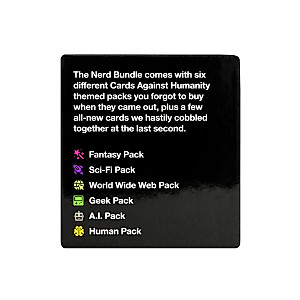 Cards Against Humanity: Nerd Bundle • 6 Nerdy Themed Packs + 10 All-New Cards