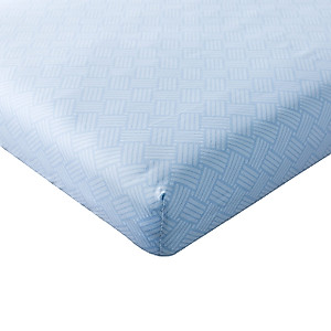 Soul & Lane Space Baby Bedding Crib Set for Boy (Set of 3 - Space Baby Quilt, Crib Fitted Sheet for Boys, and Changing Pad Cover): Washable Space Crib Set, Reversible White and Blue Crib Bed Set