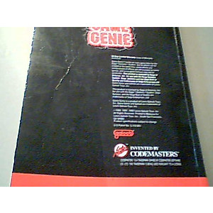 1990, 1991, 1992 Lewis Galoob Toys, Inc. Codemasters Software Co. Ltd. Galoob Video Game Enhancer for Sega Genesis---programming Manual and Codebook---softcover, 162 Pages, Sega Genesis Version