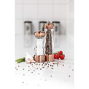 Grunwerg PM-821CU Salt or Pepper Mill, 21cm, Copper