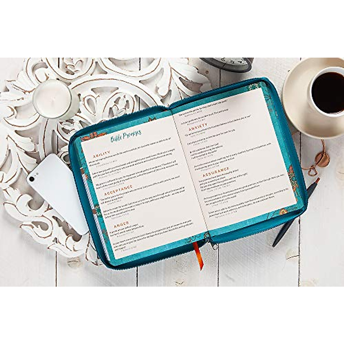 Amazing Grace 2021 Leather Ziparound Planner: 18 Month Ziparound Planner