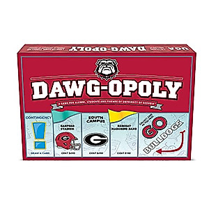 Late for the Sky University of Georgia Dawgopoly Red, Black