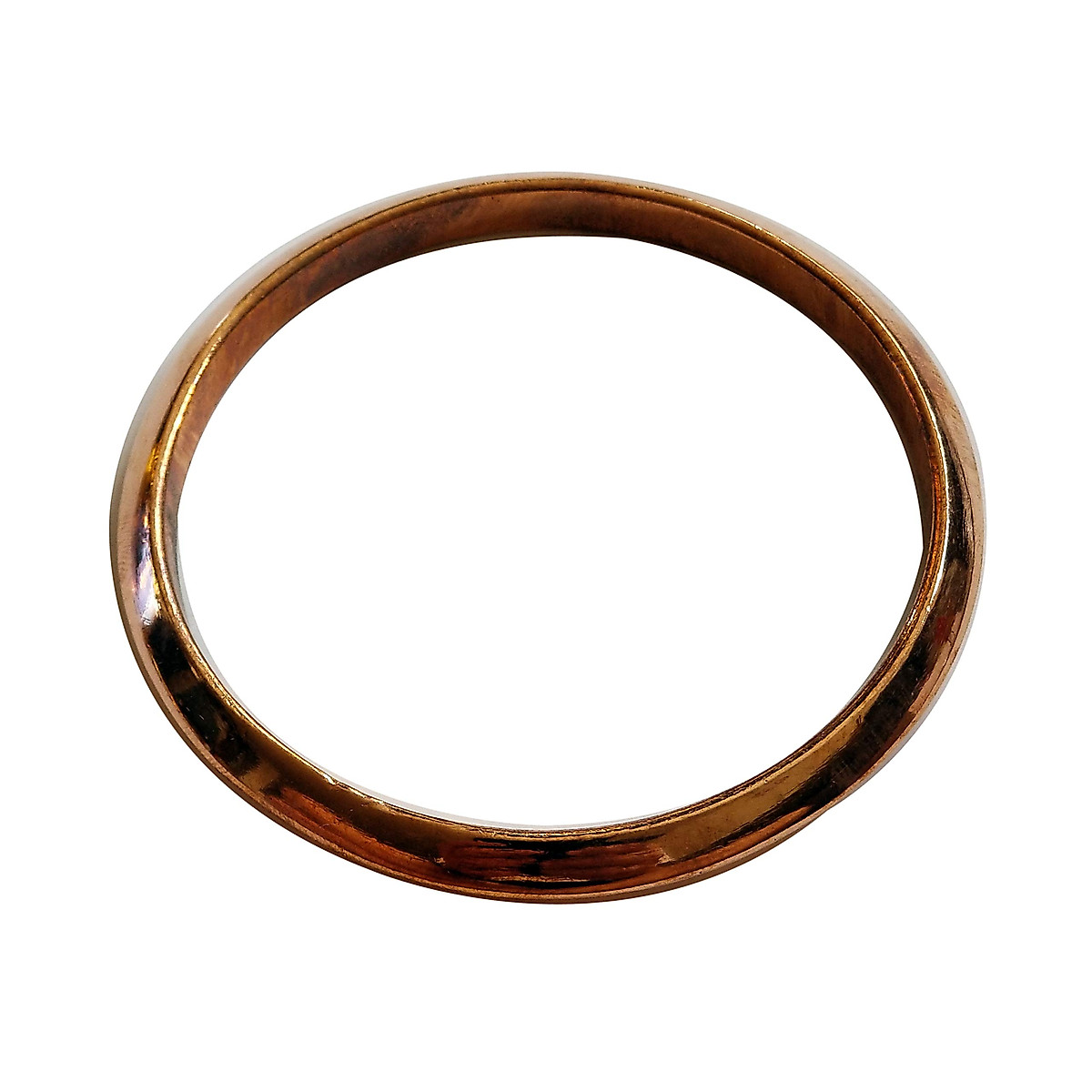 American Ayurveda 100% Pure Copper Jointless Bangle Bracelet 2.25 Inch Inner Diameter for Men/WomenSikh Sardar Punjabi Kada