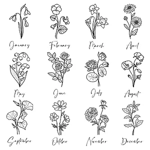 Personalized 40 Oz Tumbler with Lid Handle and Straw, Custom Stainless Steel Water Bottle Travel Mug with Names and Birth Flower, Personalized Mothers Day Birthday Gift for Mom Grandma