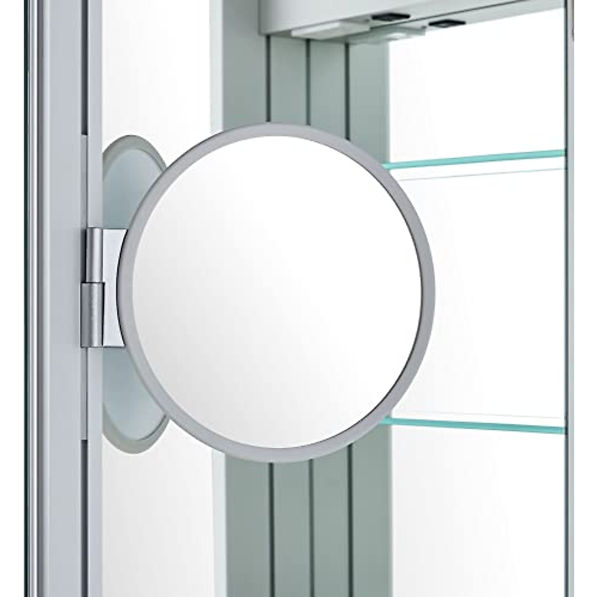 Signature Hardware 950613-53 Pallas 53" x 27-5/8" Lighted Frameless 3 Door Medicine Cabinet with Tunable LED and Electrical Outlet