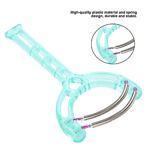 Hair Epilator Tool, Face Hair Remover, Portable Spring Design for the Lips Hair for Quickly and Thoroughly Remove Small Hair Cheeks Upper Lip(green)