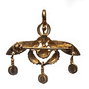 BeautifulGreekStatues Malia Bees Minoan Cretan Pendant Brooch Silver Sterling 925