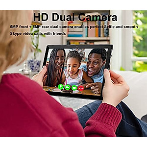 10 inch Tablet, Android 12 Tablet, 6GB RAM 64GB ROM, 512GB Expand Android Tablet with Dual Camera, 5G WiFi, Bluetooth, HD Touch Screen, Google GMS Certified
