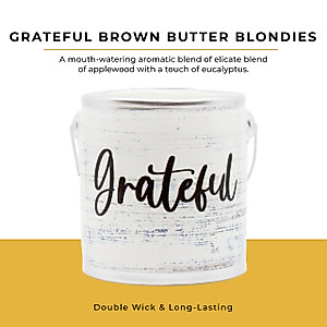 A CHEERFUL GIVER 95hr 20oz Scented Candle - Brown Butter Blondies - Multi-Wick Glass Candle - Gifts for Men and Women