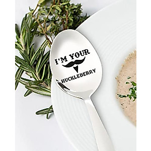 I'm Your HuckleBerry Hand Stamped Spoons Engraved Gift Spoon Hand Stamped Spoon Gifts Funny Gift SpoonsVintage SilverWare Spoons item Unique Gift idea Custom Engraved gift