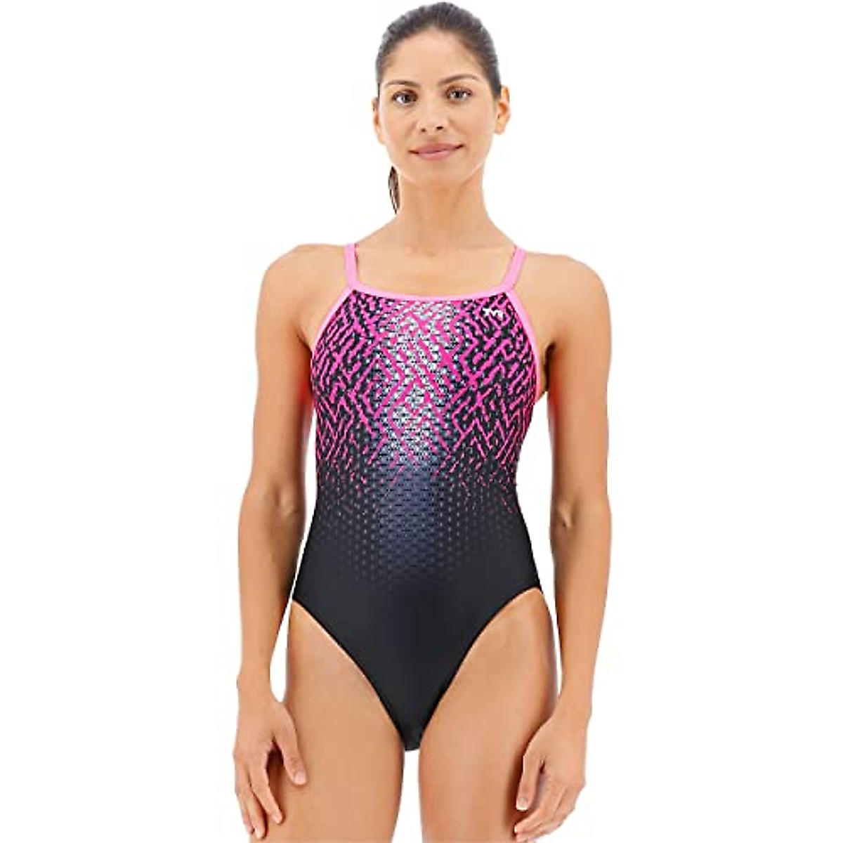 TYR SPORT Women's Standard Odyssey Diamondfit, Titanium, 32