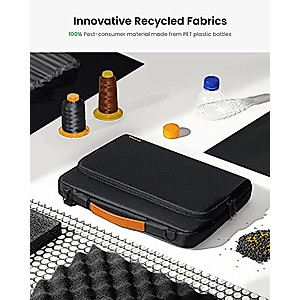 tomtoc 360 Protective Laptop Shoulder Bag for 16-inch MacBook Pro M2/M1 Pro/Max A2780 A2485 A2141 2023-2019, 15-inch MacBook Air M2/A2941 2023 with a Hard Cover, Water-Resistant Laptop Accessory Case