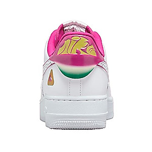 Nike Women's Air Force 1 '07 Shoes, White/White-pink Prime, 10