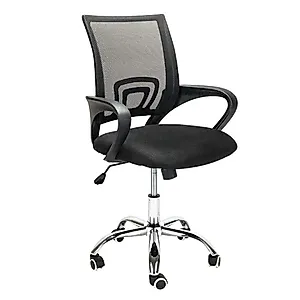 JTSQ Ergonomic Office Stools 360°Swivel Computer Chair Black Mid-Back Mesh Gaming Chair Office Chair Desk Chair Computer Chair Home Office Desk Chairs Gamer Chair Office Chairs