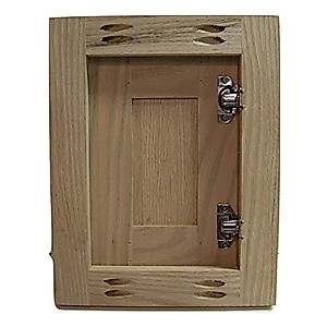 12x12 Laundry Clothes Chute Door - Oak Framed Shaker Unfinished Spring Loaded by Fast-Shipped-Filters