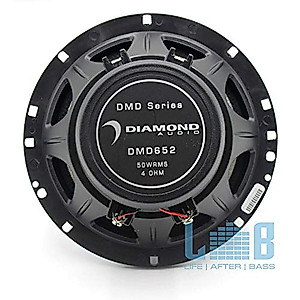 Diamond Audio DMD652 DMD-Series 6-1/2" 200W 2-Way Full-Range Coaxial Speaker System