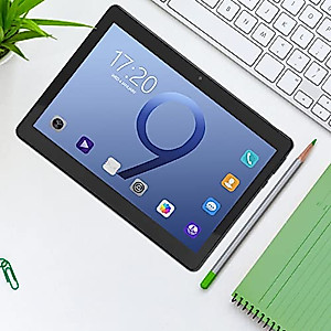 Black Gray Tablet Octa Core Dual CPU Speakers for 10 10 Inch Desktop Tablet (US Plug)