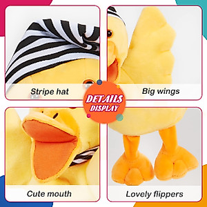 SpecialYou Duck Hand Puppet Vivid Plush Interactive Toy Yellow Hand Puppet with Movable Mouth- Hand Puppets for Kids All Ages, 12.5inches. (Duck)