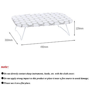 Ironing Board,Tabletop Ironing Board with Folding Legs, Countertop Ironing Board with Cotton Cover, Easy to Transport and Store in Small Spaces. Portable Ironing Board for Sewing,Household, Dorm
